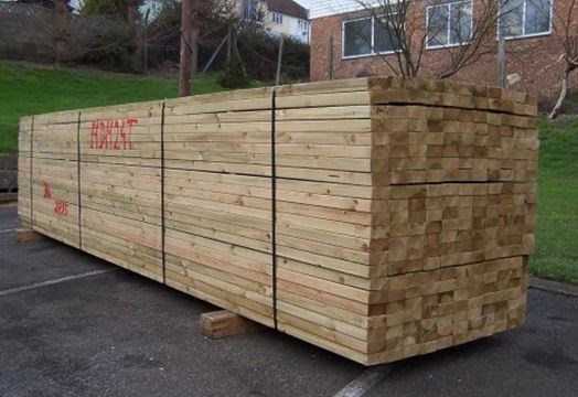Treated Sawn Timber 200mm x 200mm | Forestrall Timber Merchants