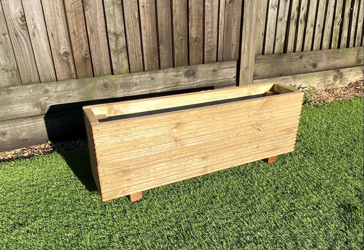 Single Long Garden Planter | Forestrall Timber Merchants